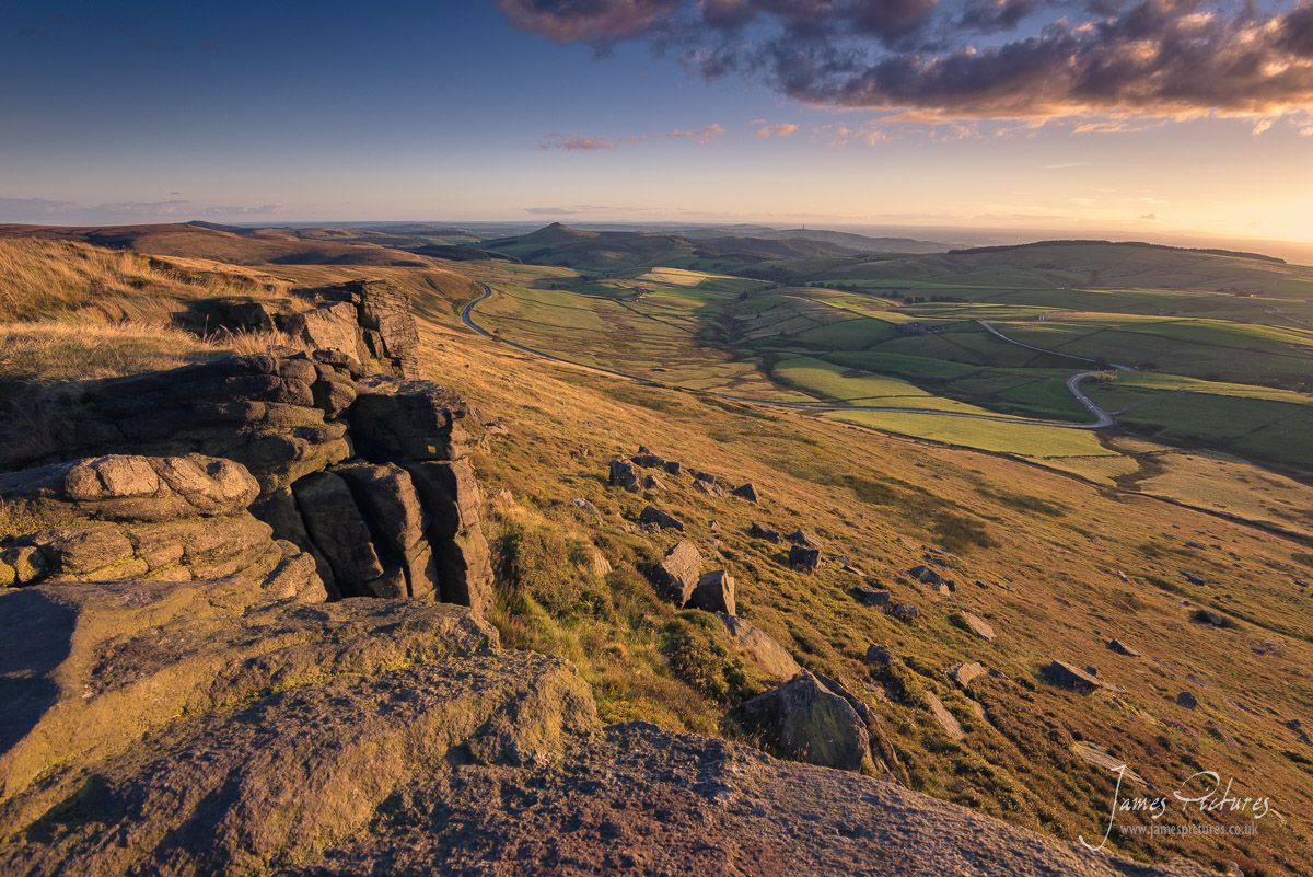 Sunset at Shining Tor in the Peak District - James Pictures