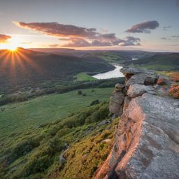 Sunrise on Mam Tor in the Peak District - James Pictures